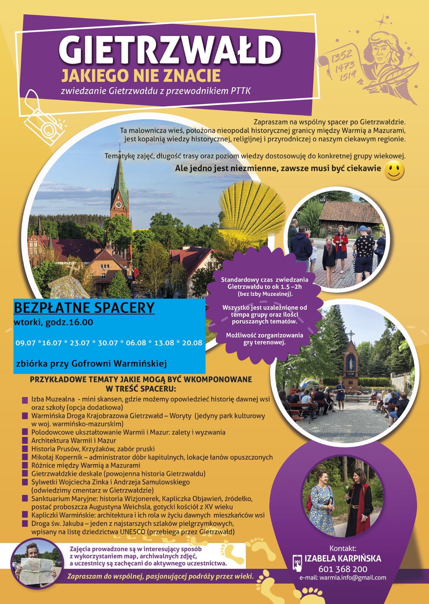 Zwiedzanie Gietrzwałdu z Przewodnikiem PTTK, GIETRZWAŁD - Jakiego nie ...