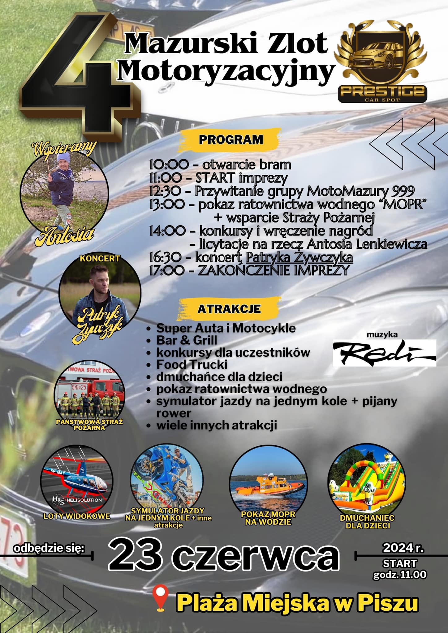 Mazurski Zlot Motoryzacyjny PISZ 2024 - Mazury Travel