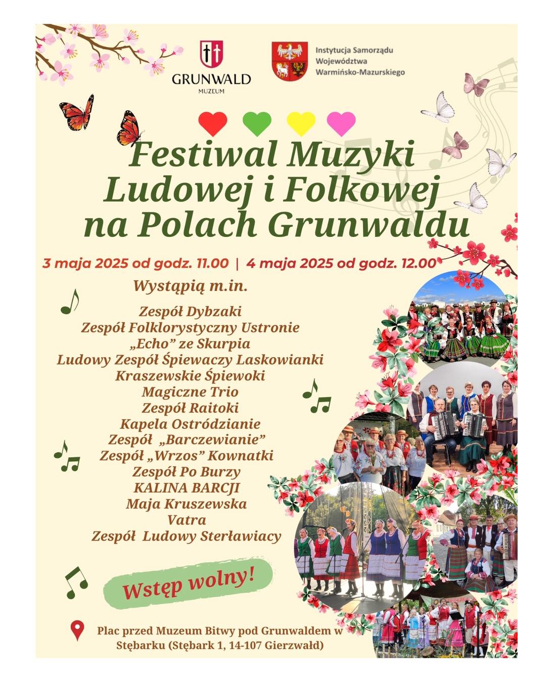Festiwal Muzyki Ludowej i Folkowej na Polach Grunwaldu 2025 - Mazury Travel